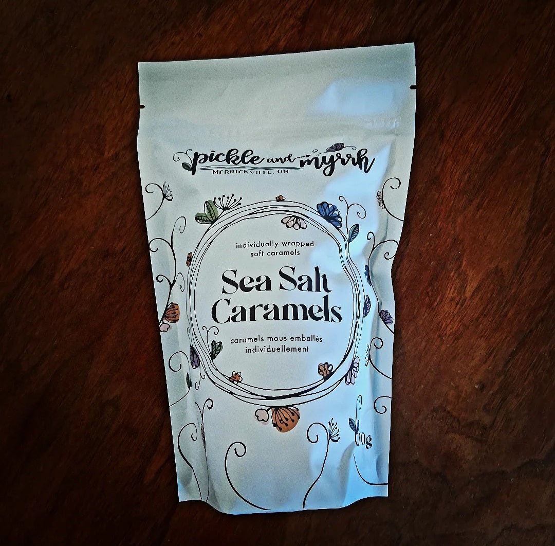 Pickle & Myrrh Sea Salt Caramels – Antiques, Treasures & Treats